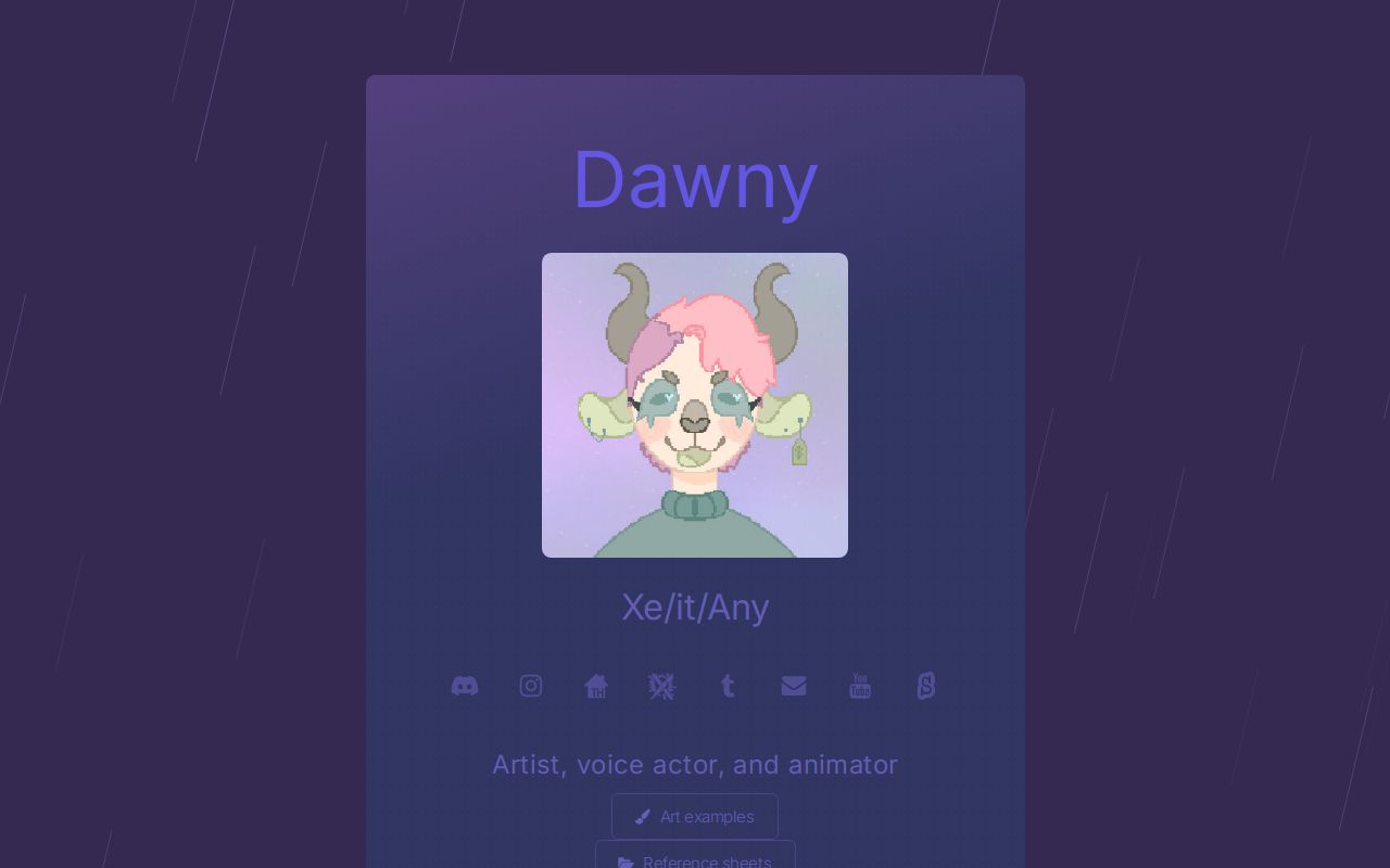 Dawny Info Card